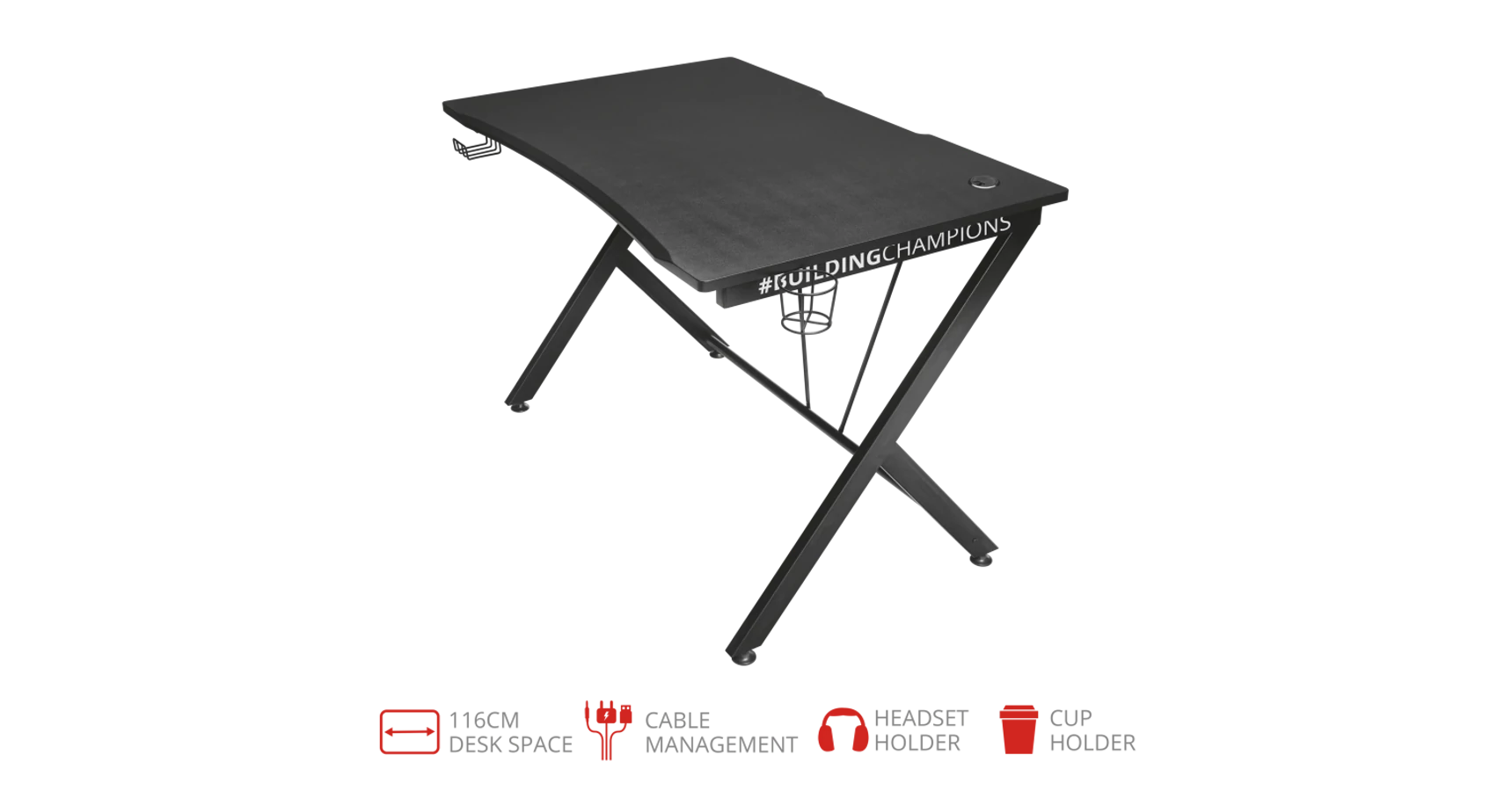 BES-Trust fekete gamer asztal - Számítógépasztalok KAP bútor webáruház ...